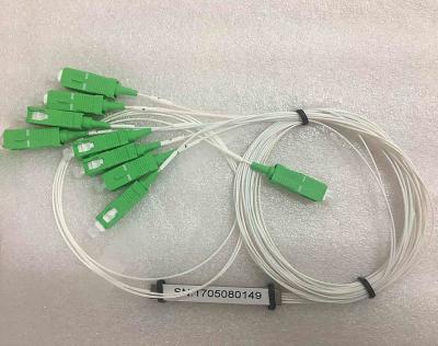 China Low PDL Plc Optical Splitter , 1*8 Single Mode Splitter For FTTX Systems for sale