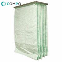 China Fiberglass Pocket Air Filter Air Conditioning Dust Collector Bag Filter For AHU for sale