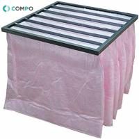 China Air Purification System Pocket Air Filter Industrial Ahu Bag Filter for sale