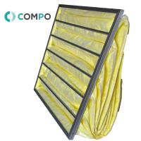 China Anti Corrosion Pocket AHU Filter With 99.9% Filtration Efficiency for sale