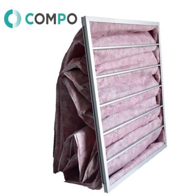 China Replaceable AHU Air Filter F5 F7 F9 for Home Ventilation System for sale