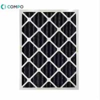 China H13 MERV 6 8 11 13 14 15 Pleated Hvac Air Filters with Aluminium Frame for sale