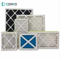 China Custom Panel Pleated HVAC Furnace Air Filters MERV8 11 13 16 High Efficiency for sale