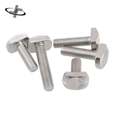 China High Cost Effective Aluminum Steel Assembly 304Stainless Steel Passivation T-head Bolt M8x20 With Step for sale