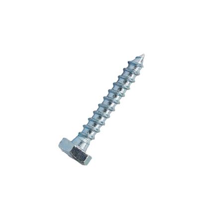 China HEXAGON Hex Wood Screws, Self Tapping Wood Screws, M6/M8/M12/DIN571 Half-Thread Gongs for sale