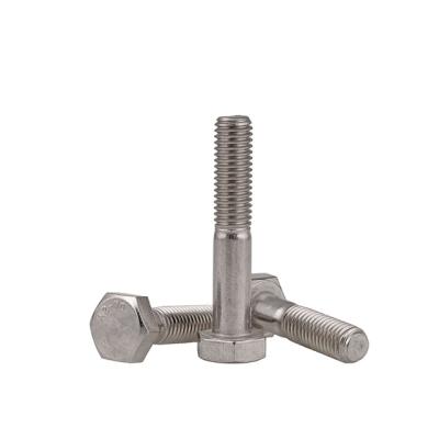 China Automotive DIN 931 Hexago Head Screw Stainless Steel Half Tooth Thread Screw M6M8M10M12M16 Construction Engineering Machinery Half Hexagon Bolt Din931 External Flat Hexagon Head for sale