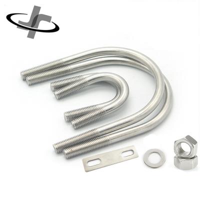 China ALLOY 304 Stainless Steel U Bolt Screw Factory Direct Sales DIN 3570 U Bolt for sale