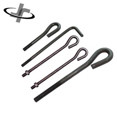 China Custom Stainless Steel Stain Enclosed Anchor Bolts 7 Shaped Bolts Enclosed U-Bolts for sale
