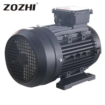 China High Efficiency 3 Phase Hollow Shaft Motor 2.2KW 3 HP 1400 Rpm For Hawk Pump for sale