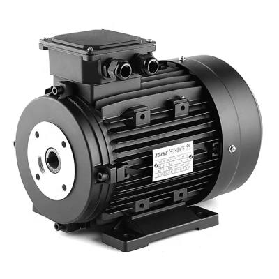 China High Efficiency 5.5kw Three Phase Induction Hollow Shaft Electric Motor with Aluminum Alloy Housing for sale