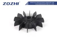 China Black Plastic Open Vortex Electric Motor Cooling Fan Blade for 11.7-38.5mm Shafts with 3 Months 1 Year Warranty for sale