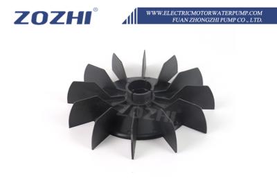 China Black Plastic Open Vortex Electric Motor Cooling Fan Blade for 11.7-38.5mm Shafts with 3 Months 1 Year Warranty for sale