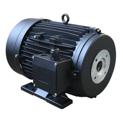 China Die Cast Aluminum Housing Hollow Shaft Motor 5.5KW Class F Insulation Optimized for Packaging Lines and Conveyor Systems for sale