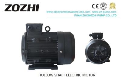 China 2 Pole Hollow Shaft Motor Asynchronous Single Phase 0.75HP 400V/60HZ IE 2 Efficiency for sale