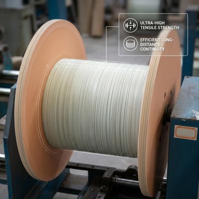 China FTTH Drop Cable FRP Strength Member 0.4-1.2mm Precise Diameter Easy-Strip Central Reinforcement For Fiber Optic Cable for sale