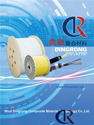 China No Cracks Central FRP Strength Member 1400MPA Tensile Modulus ≥50GPA for sale