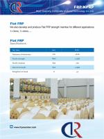 China Flat FRP Central Member / Strength Member Without Bur Crack And Break for sale