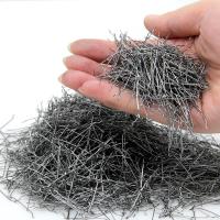 China Reinforcing Concrete Glued Loose Hooked End Steel Fiber for Modern Building Materials for sale