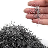 China Reinforcing Concrete Glued Loose Hooked End Steel Fiber for Modern Building Materials for sale