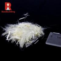 China Thermal Properties Monofilament Polypropylene Fiber For Building Cotton Like Design for sale