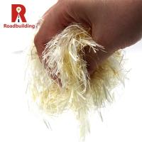 China PP Fiber Road Pavement Materials Heat Resistance Stability Cotton Like for sale