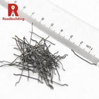 China 13mm Straight UHPC Micro Steel Fiber for Concrete Reinforcement Hooked Ends Warehouse for sale
