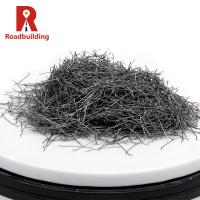 China Shear Strength 8-10MPa 6mm Micro Stainless Steel Fibre For Concrete Length 45Mm 55 Mm for sale