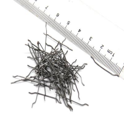 China Non-secondary Silver Chopped Strand For Concrete Reinforce Mesh Rpc Nz Steel Fiber for sale