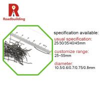 China End Hook Type Steel Fiber Reinforcement Material For Concrete Length 30 35 40 45 55 for sale