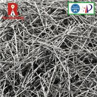 China Concrete Stainless Steel Fiber With Hooked Ends Contemporary Silver Color for sale
