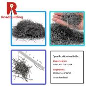 China End hook type steel fiber for metal building materials 0.5-0.7mm diameter free spare parts for sale