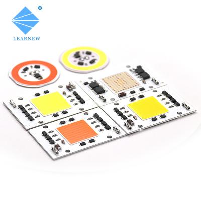 China 50W AC200-240V 40x60mm AC LED COB Full Spectrum 380-780nm With Faster Connectors for sale
