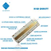China 100W-126W UVA SMD LED COB Chip 1616 3535 8025 365nm13-56v 3D Printer UV Curing for sale