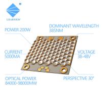 China 38v 48v 200W 385Nm Cob Diode Lamp 395Nm Led Uv Chip For Inkjet Printer for sale