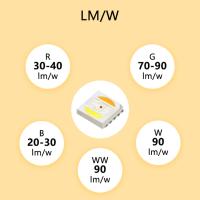 China Multi Color High Power Light Emitting Diodes Smd Led Chips 6464 RGBWW 2.5W 4W 3W for sale