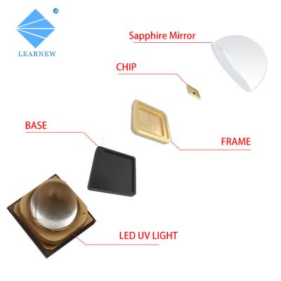 China Curing / Coating 3838 3W 80-120mW Optical Power UVB SMD LED Chip 340-350nm for sale