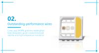 China 2W 3W 4W SMD LED Chips 620-630nm 520-530nm 450-470nm 6000-7000K 70-90lm for sale