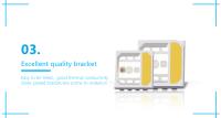 China 2W 3W 4W SMD LED Chips 620-630nm 520-530nm 450-470nm 6000-7000K 70-90lm for sale