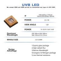China 365-395nm Smd Cob Led Chip 3w 50w High Power for sale