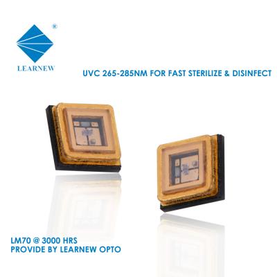 China 3535 UVC LED Chips 0.5W-1W Narrow Wavelength 250nm-280nm For Sterilization for sale