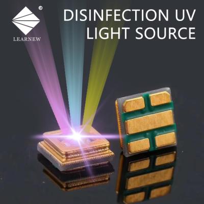 China 3535 UVB LED Chips 0.5W-1W 290-315nm Quartz Glass Lens 120 Degree For Medical Treatment for sale