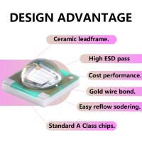 China 3W High Power 3535 LED Chips 280LM White Color For Stage Lights City Lighting for sale
