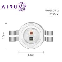 China High Power Led 2W 470nm 480nm 620nm 630nm Red SMD LED Chip For Grow Light for sale