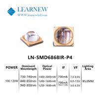 China High Density and Intensity IR Led Chips 5-8W for Dominant Wavelength 730-950MM for sale