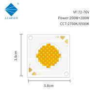 China 200W 200W COB LED Chip CRI95 Bi-Color COB LEDs with Dimming Dual CCT 2700K 6500K for sale