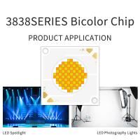 China 200W 200W COB LED Chip CRI95 Bi-Color COB LEDs with Dimming Dual CCT 2700K 6500K for sale