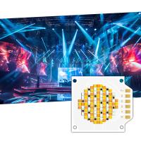 China 250W VF 24-26V Dimmable 5 Colors RGBCW COB LED Chip with High CRI 90RA for Stage Lighting for sale