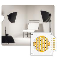 China 250W VF 24-26V Dimmable 5 Colors RGBCW COB LED Chip with High CRI 90RA for Stage Lighting for sale