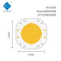 China 7575CM Chip Led Cob High Power 600W Bi -color White 2700K+6500K CRI 95 for sale