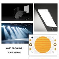 China Customized 200w 4055 Dual Color Cob Led with 200W 200W Power and White 2600k 6500k for sale